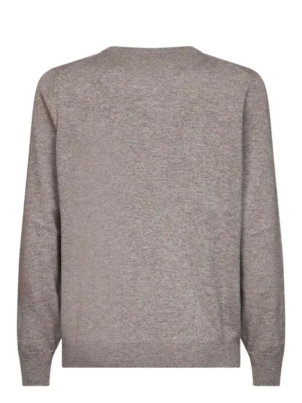 Brunello Cucinelli Crewneck Knitted Jumper - Gray