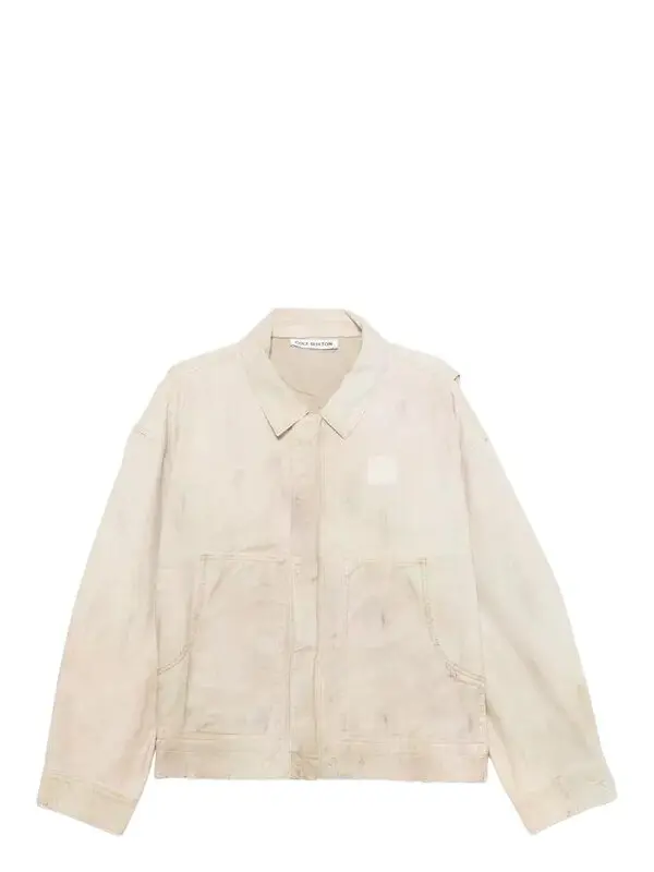 COLE BUXTON Distressed Panelled Jacket - Neutrals