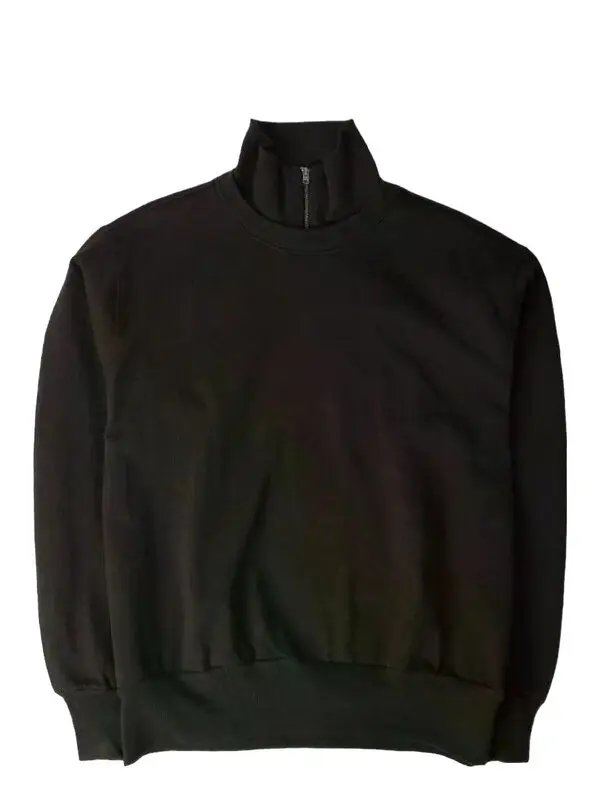 LADY WHITE CO. Quarter-zip Dropped-shoulder Sweater - Brown