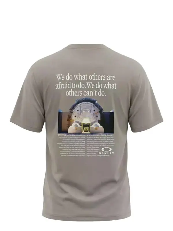 Oakley Logo-print Graphic-print T-shirt - Grey