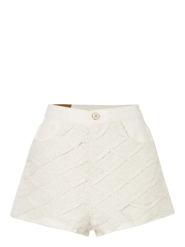Farm Rio Pocket Shorts - White