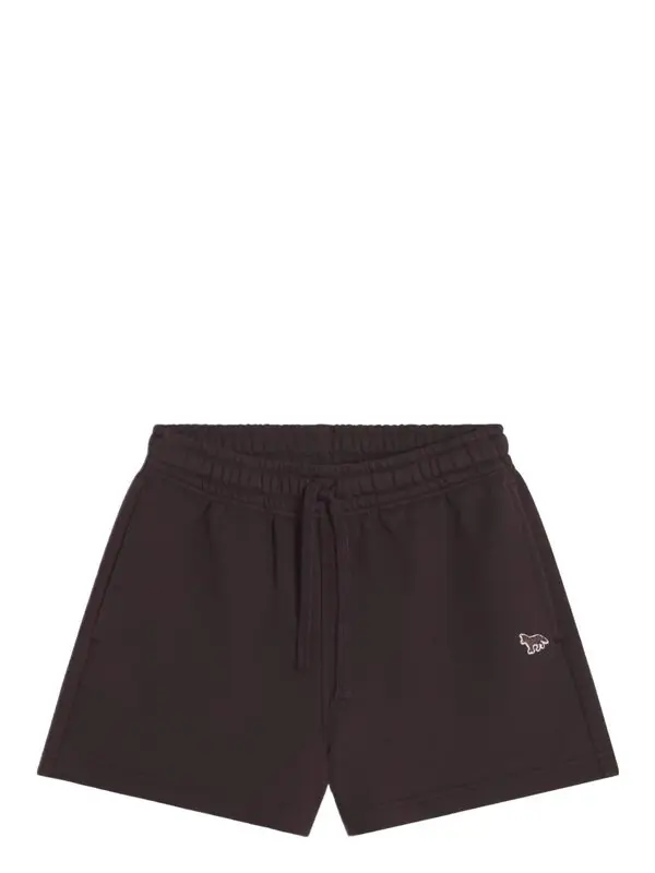 Maison Kitsuné Baby Fox Regular Jog Shorts - Black
