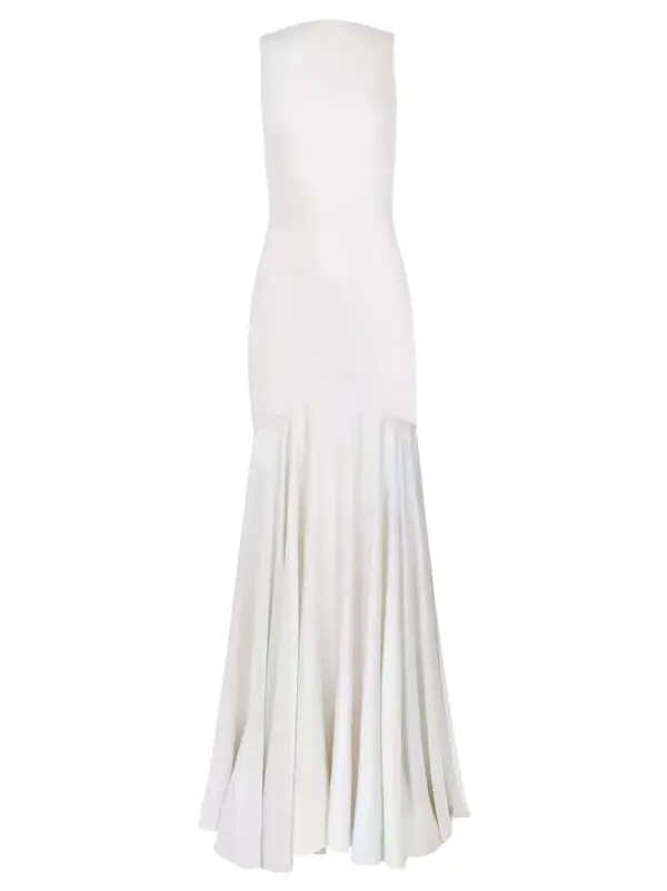Nina Ricci Cowl-back Mermaid Maxi Dress - White