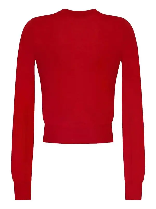 Adam Lippes Didion Fine-knit Sweater - Red