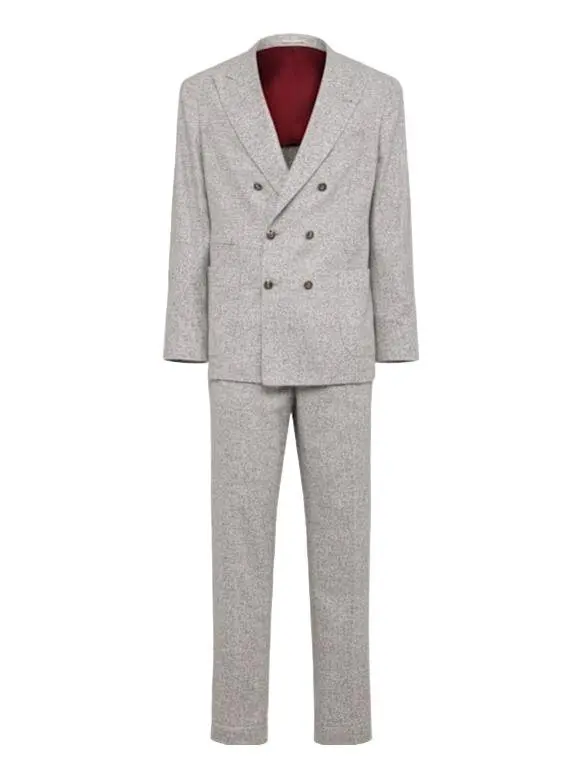 Brunello Cucinelli Double-breasted Suit - Gray