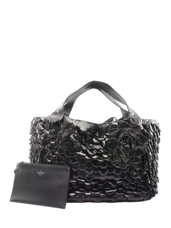 Valentino Garavani L'atelier 03 Rose Edition Tote Bag - Black