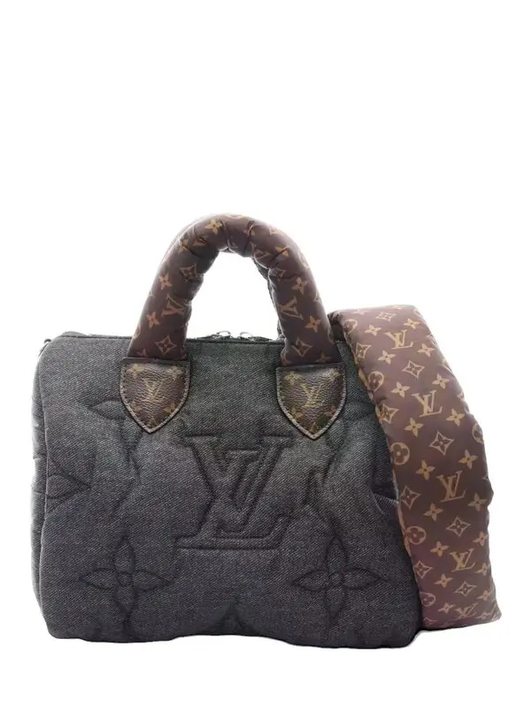 LOUIS VUITTON Speedy Bandoulière 25 Pillow Handbag - Grey