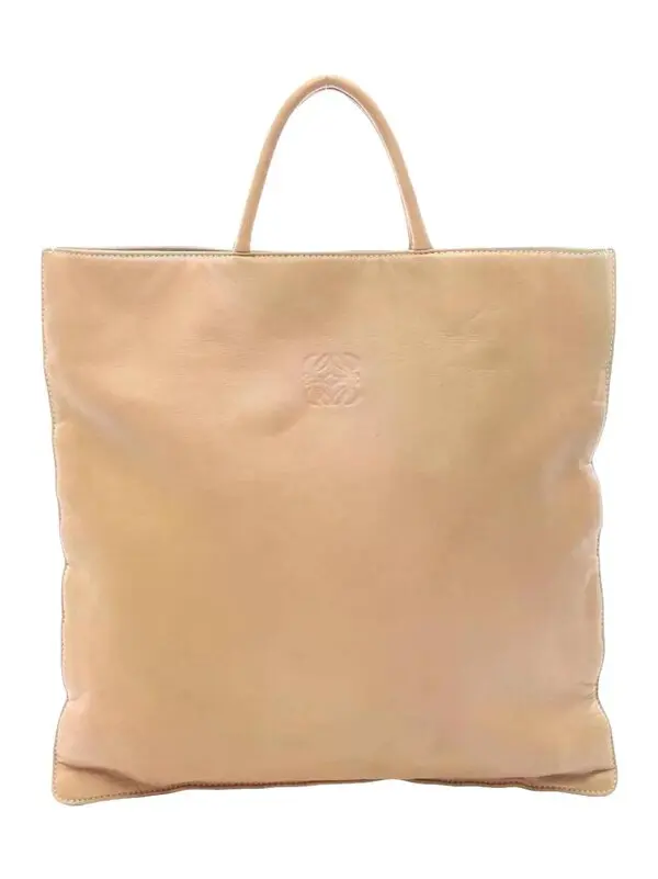 Loewe 2000s Anagram Tote Bag - Neutrals