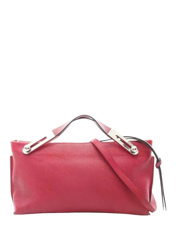 Loewe Missy Leather Tote Bag - Red
