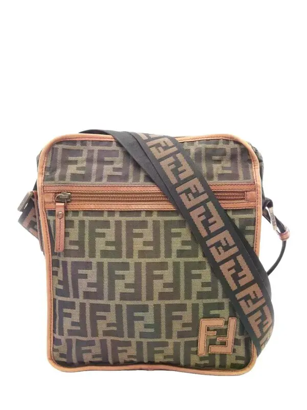Fendi Zucca Shoulder Bag - Brown