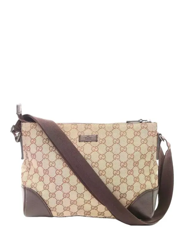 Gucci Gg Canvas Crossbody Bag - Neutrals