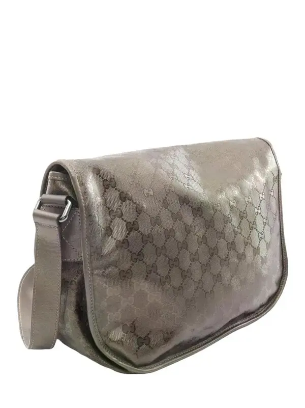 Gucci Gg Imprime Shoulder Bag - Grey
