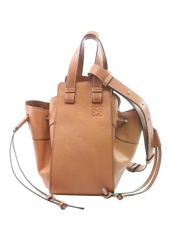 Loewe Small Hammock Two-way Handbag - Neutrals