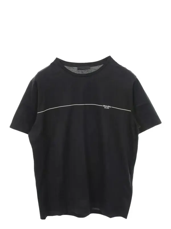 Prada 2010s Logo-print T-shirt - Black