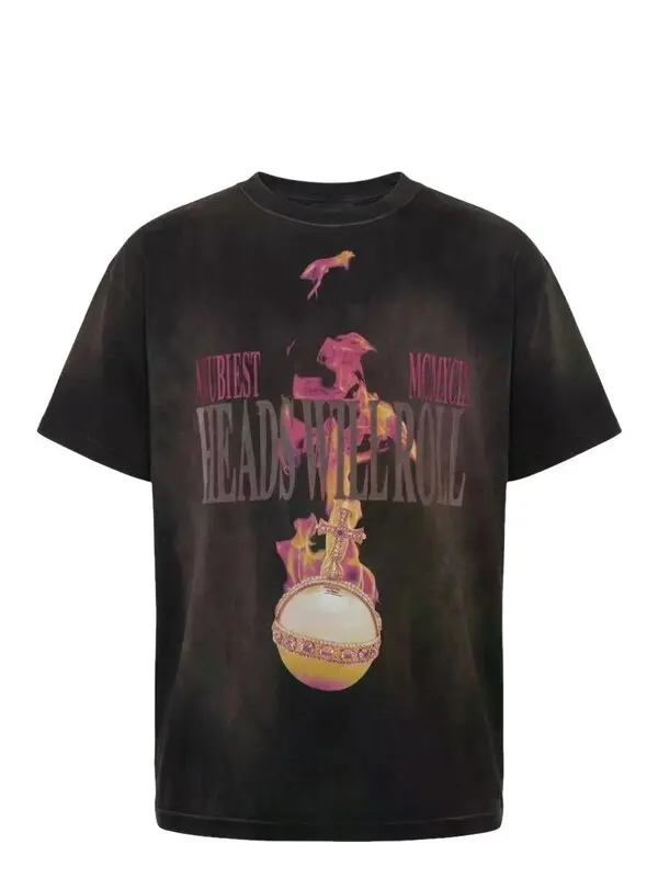 Ksubi H.w.r Sid Sun-faded T-shirt - Black