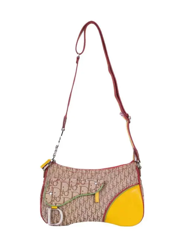 Dior Rasta Trotter Double Saddle Cross Body Bag - Neutrals