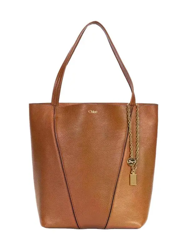 Chloé Spin Tote Bag - Brown
