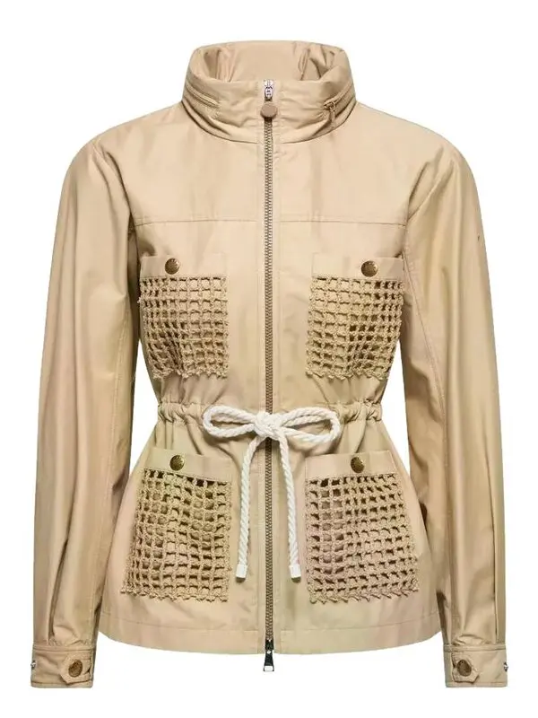 Moncler Bougain Hooded Jacket - Neutrals