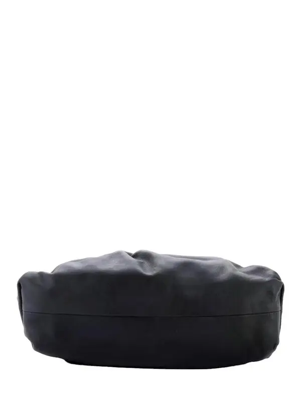 Bottega Veneta The Pouch Leather Clutch Bag - Black