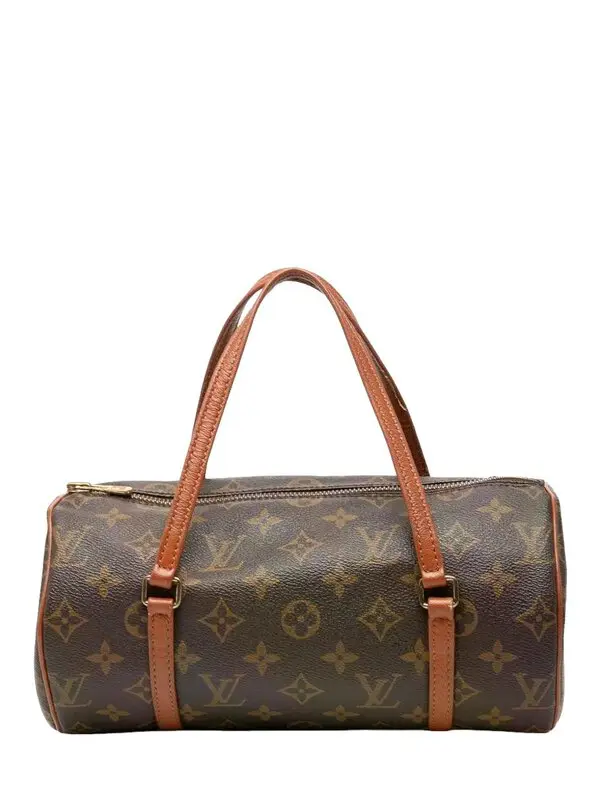 LOUIS VUITTON 1988 Monogram Papillon 26 Handbag - Brown