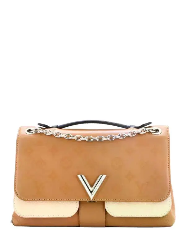 LOUIS VUITTON Monogram Leather Shoulder Bag - Brown