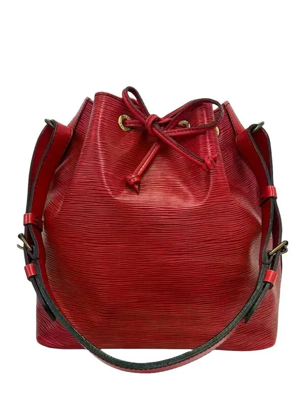 LOUIS VUITTON Epi Petit Noe Bucket Bag - Red