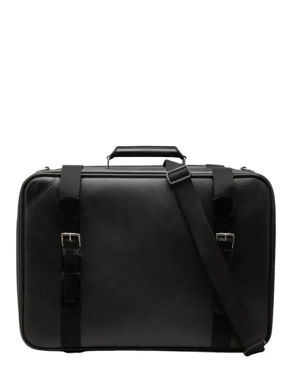 LOUIS VUITTON Taiga Leather Satellite 53 Luggage Travel Bag - Black