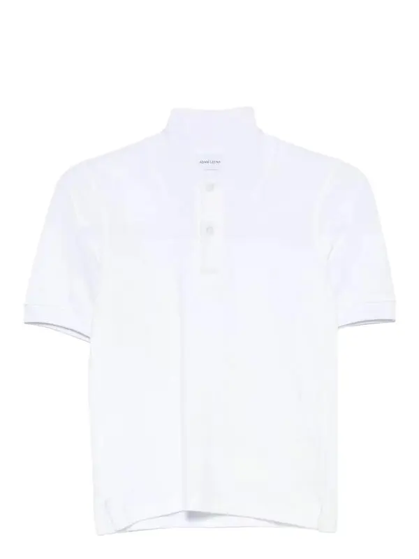 Marie Adam-Leenaerdt Short-sleeve Piqué Polo Shirt - White