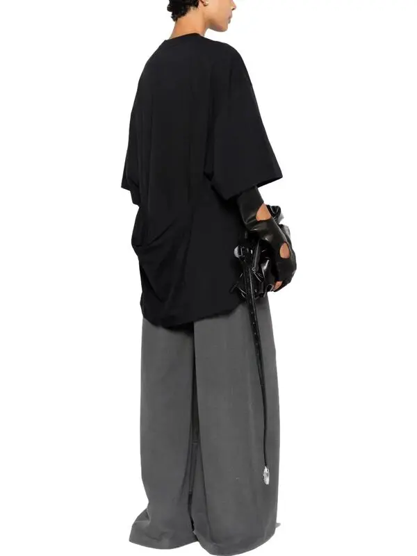 Marie Adam-Leenaerdt Draped-back T-shirt - Black