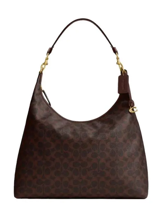 COACH Juliet 38 Signature Shoulder Bag - B4/maple