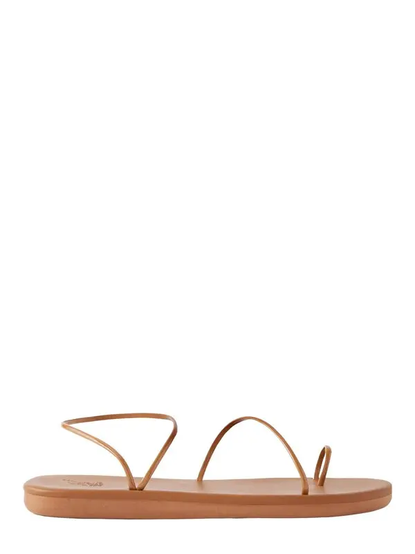 ANCIENT GREEK SANDALS Leather Thong Sandals - Brown