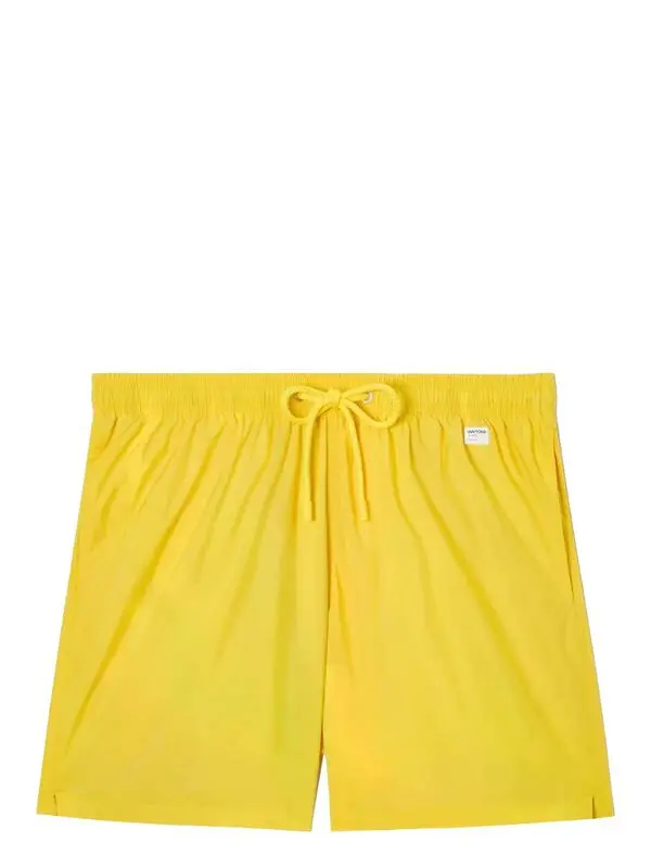 MC2 SAINT BARTH Drawstring Swim Shorts - Yellow