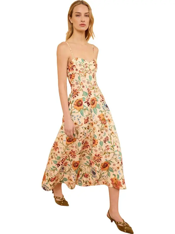 Ulla Johnson Fiora Cami Cotton Dress - Abalone