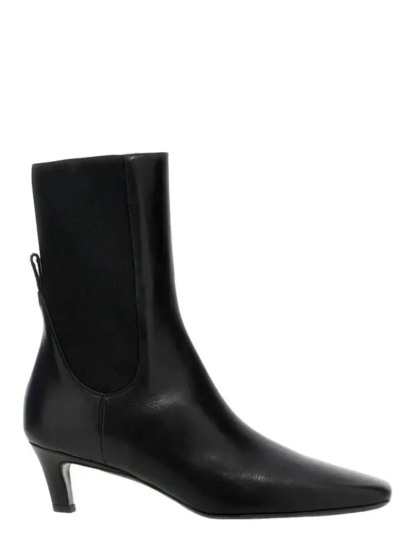TOTEME 50mm Leather Boots - Black