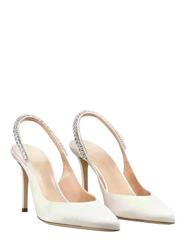 TEMPERLEY LONDON Raven Slingback Pumps - White