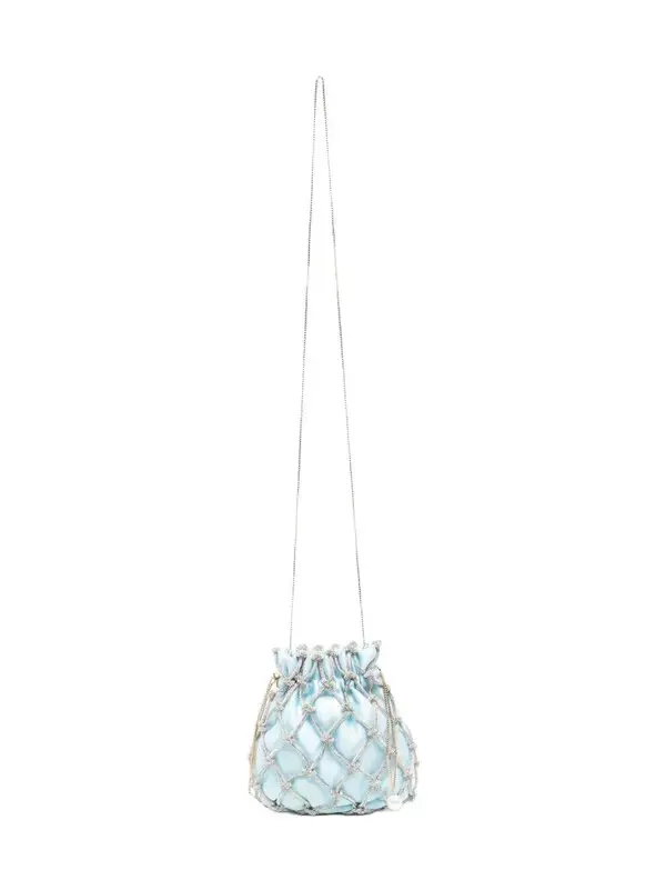 Rosantica Selene Capri Embellished Cross Body Bag - Silver