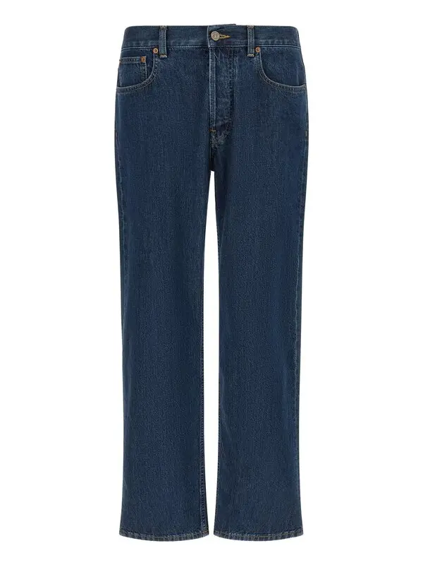 Valentino Garavani Straight Leg Jeans - Blue