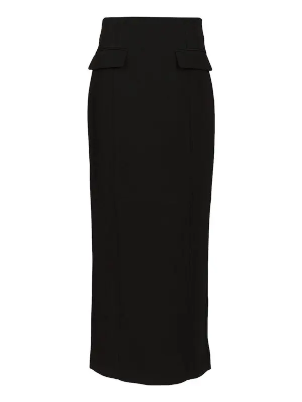 TOTEME Ankle-length Skirt With Flap Pockets - Black