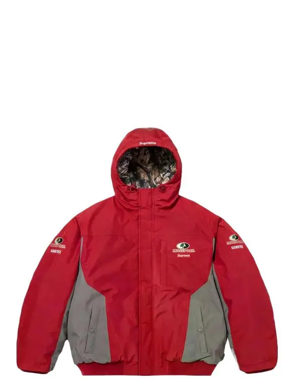 Supreme Gore-tex Mossy Oak Zip-up Jacket - Red