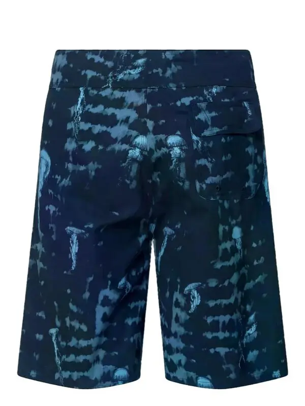 Oakley Jellyfish Print Shorts - Blue