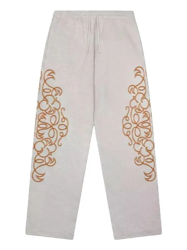 DENIM TEARS Embroidered Track Pants - Grey