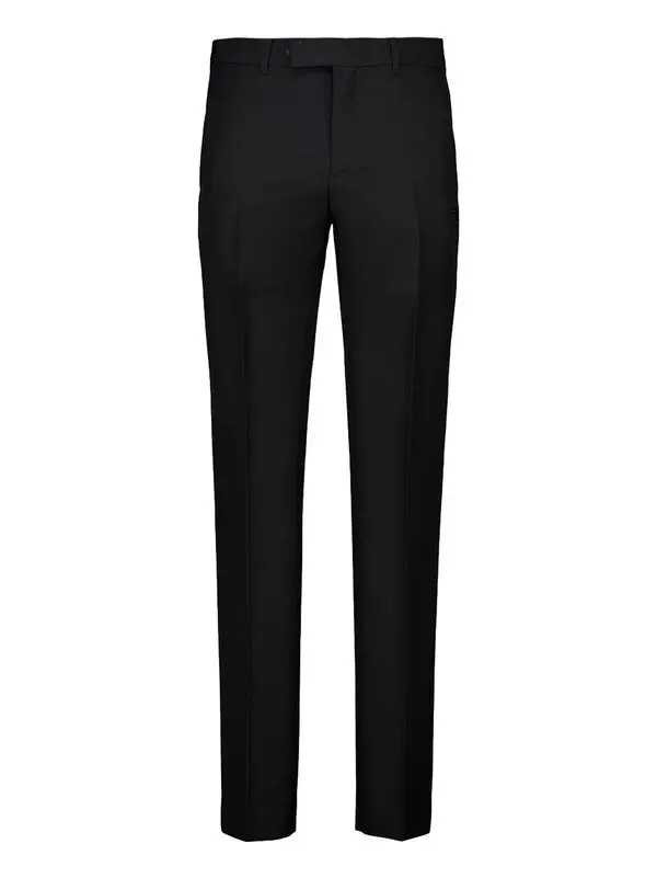 Dior Virgin Wool Tailored Trousers - Black