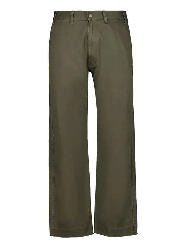 Celine Trousers Chinos Cotton Twill - Green