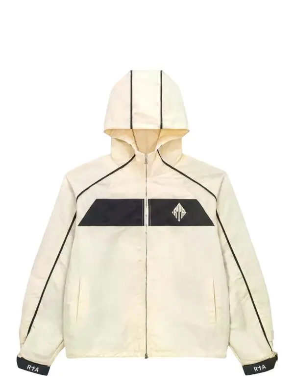 RtA Zayden Logo-print Hooded Jacket - Neutrals