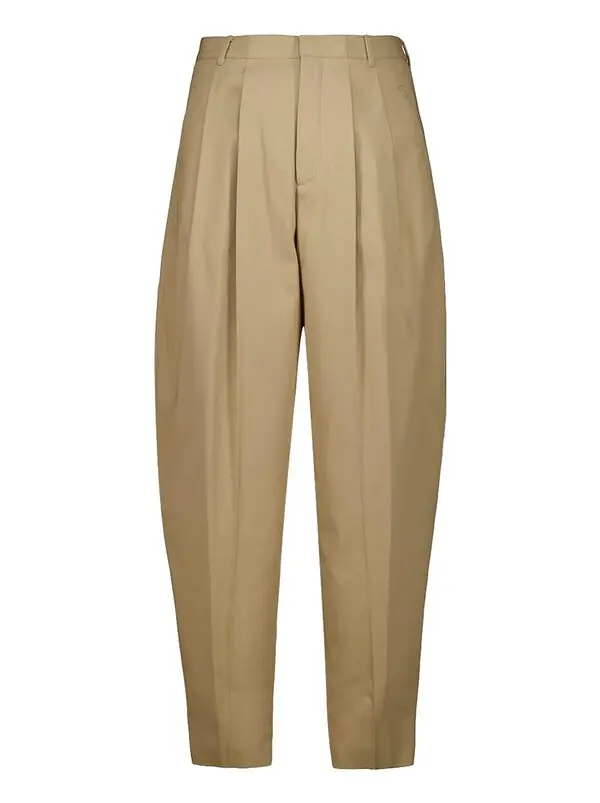 Celine Cotton Twill Montauk Trousers - Beige