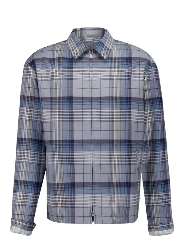 Dior Shirt Zipped Striped Lining Detail - Multicolour
