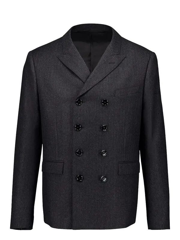 Celine Blazer Carnaby 8b Col Crante Wool - Grey