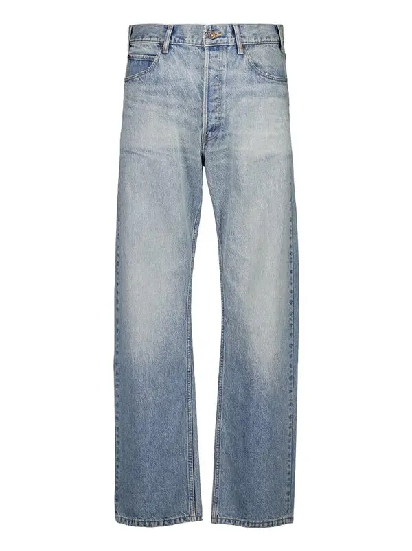 Celine Kurt Classic Cotton Rigid Denim Jeans - Blue
