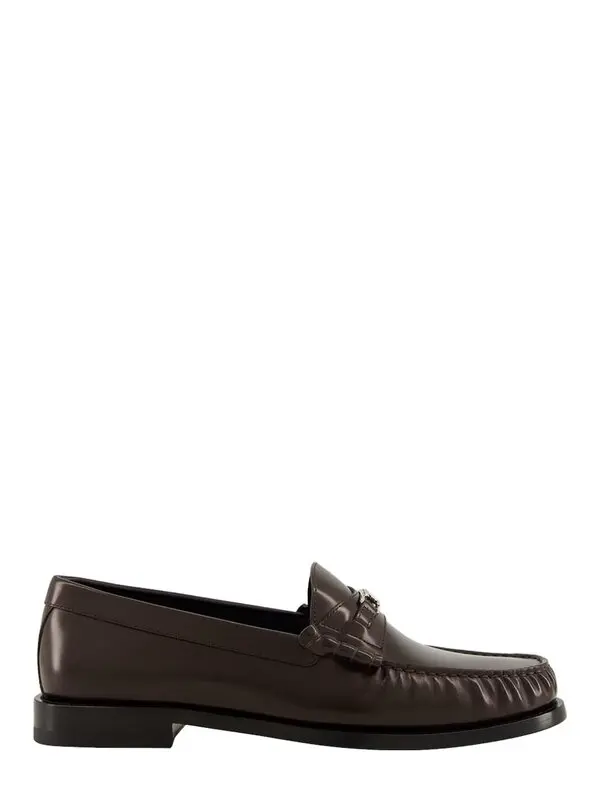 Celine Triomphe Loafers - Brown