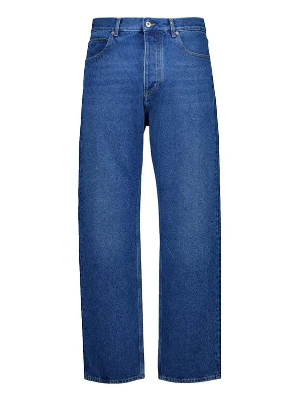 Bottega Veneta Medium Indigo Cotton Jeans - Blue